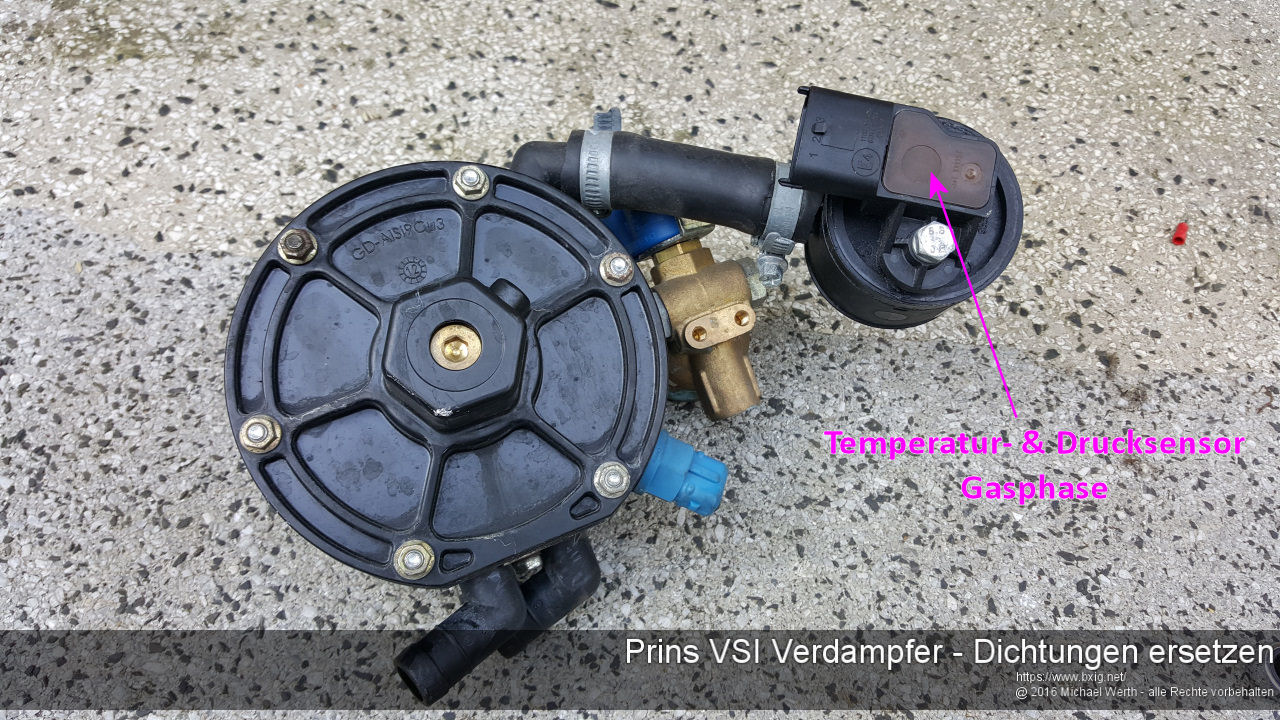 Prins VSI LPG Verdampfer - Dichtungen erneuern - Böse X-Beine & Co.