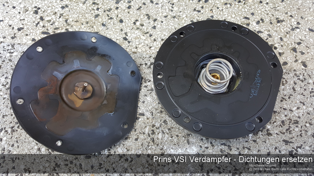 Prins VSI LPG Verdampfer - Dichtungen erneuern - Böse X-Beine & Co.