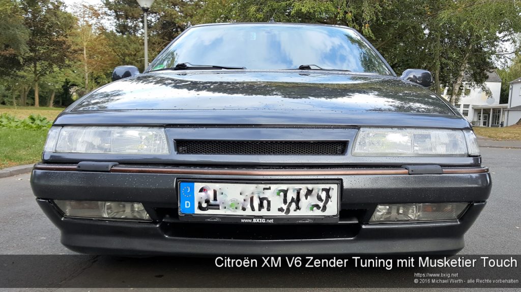 Citroën XM V6 Zender Tuning mit Musketier Touch - Böse X-Beine & Co.